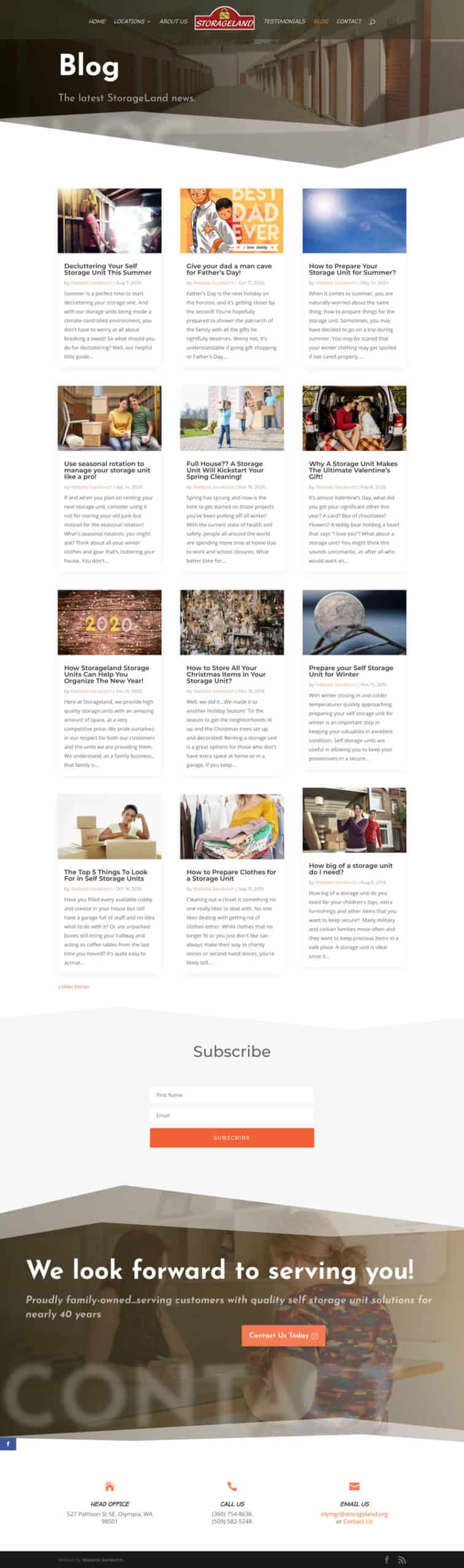 What Does Twelve Months of Blog Articles Look Like - Website Sandwich